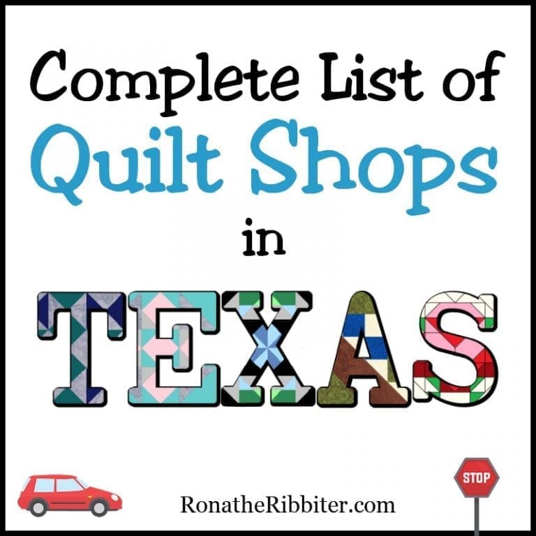 Complete List of 118 Quilt Shops in Michigan | Rona the Ribbiter