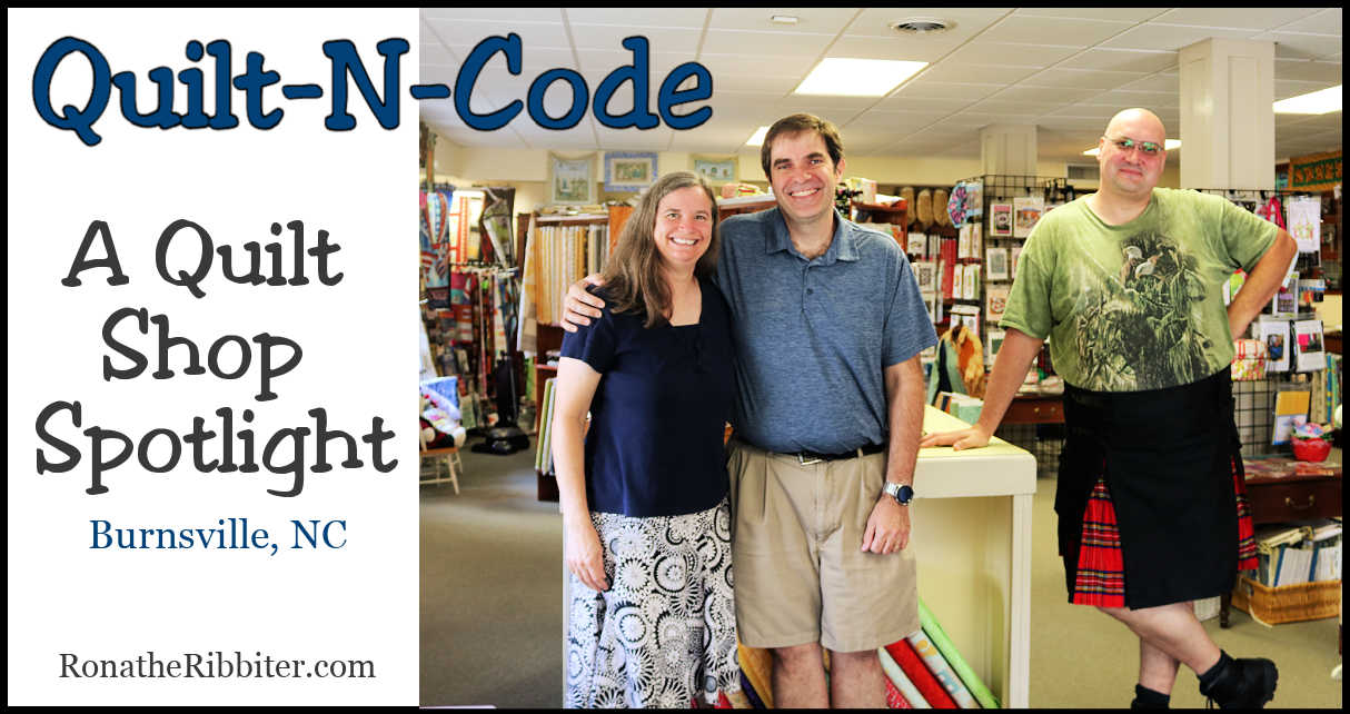 Quilt-N-Code - a Quilt Shop Spotlight | Rona the Ribbiter